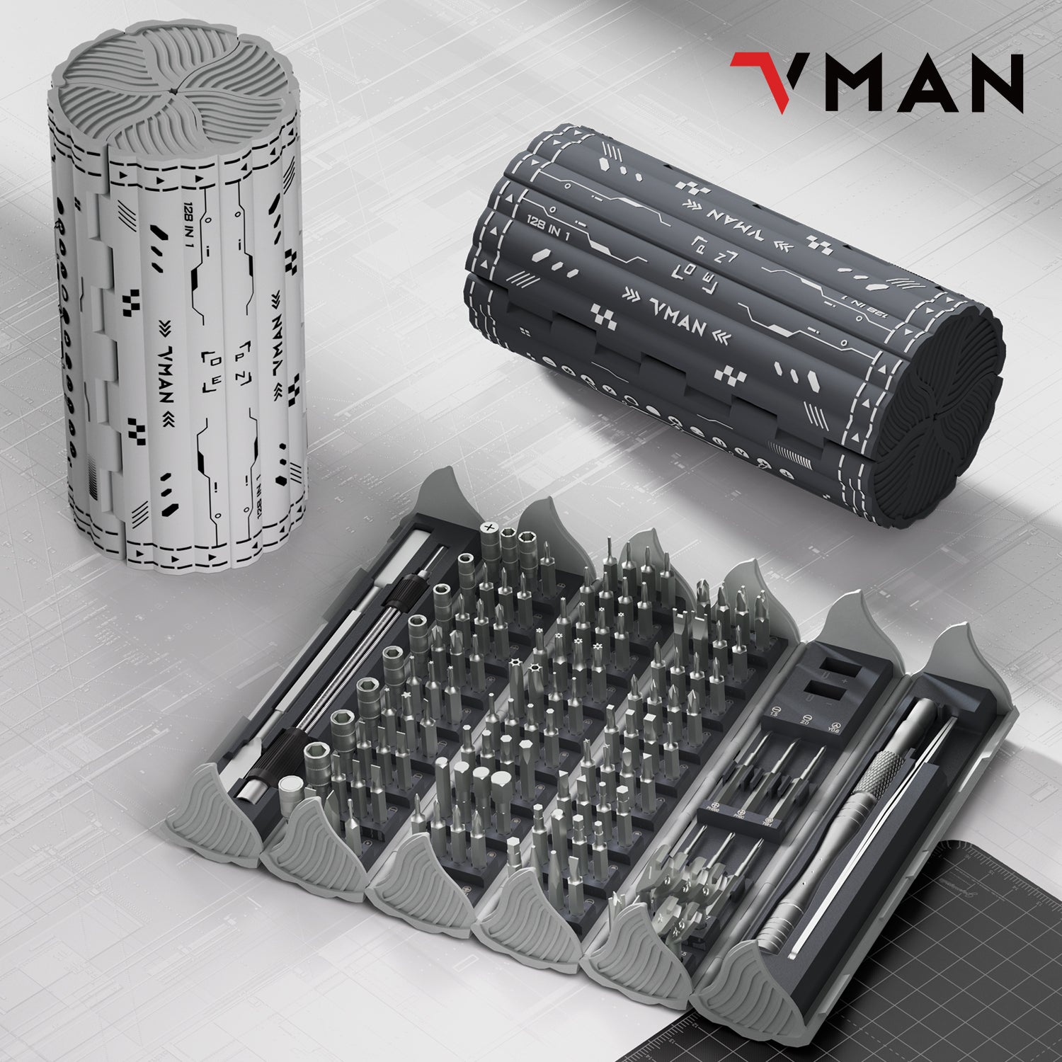 [ New ] 128 In 1 Precision Screwdriver Set – VMAN